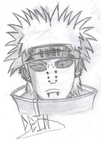 Pein Drawing by WolfBoi95 on DeviantArt