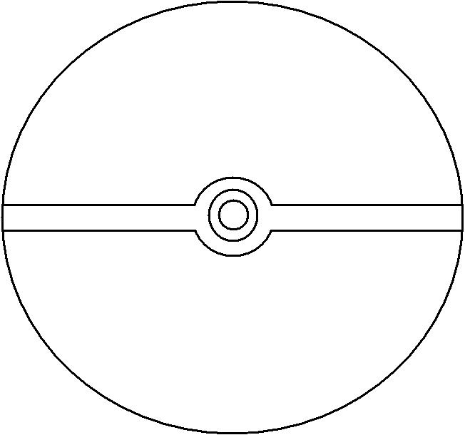 Pokeball design-outline by MarioBlade64 on DeviantArt