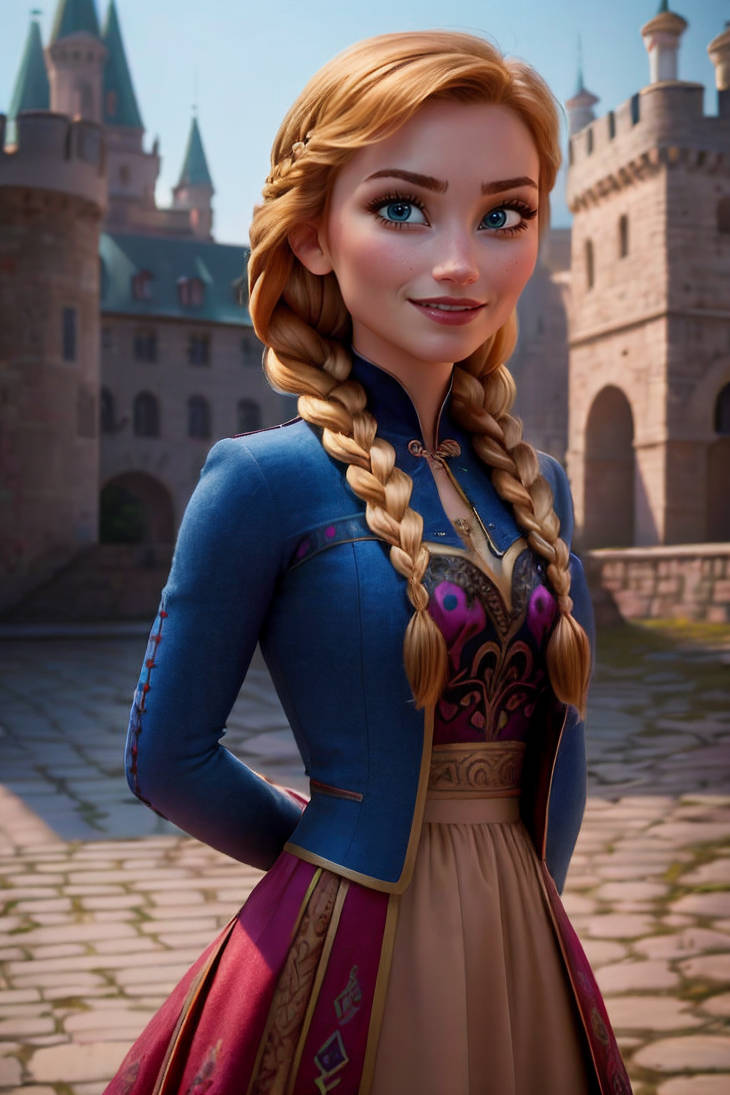 Anna Frozen 1 By Osfaiart On Deviantart