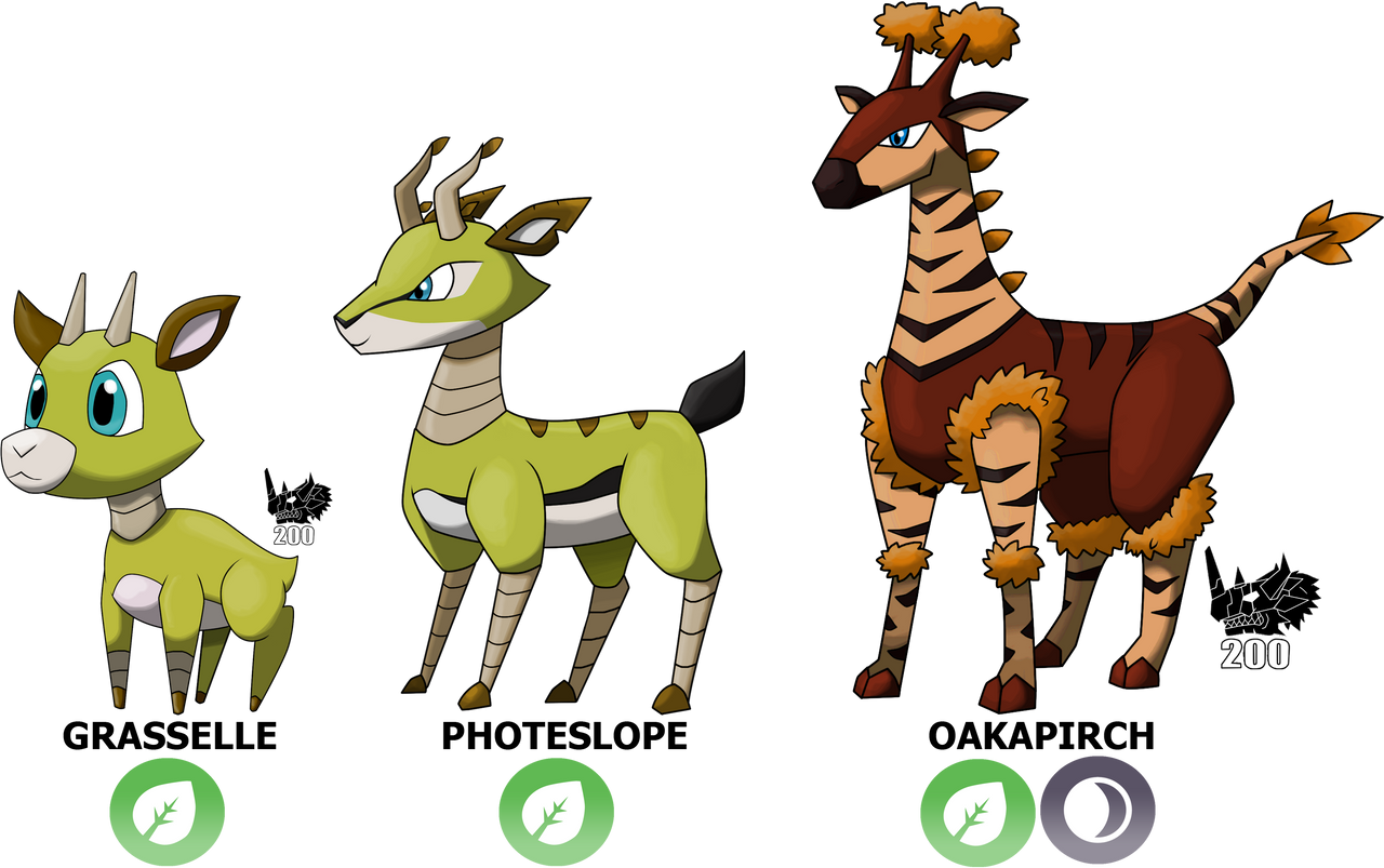Fakemon Grass And Stripes Shiny By Rzgmon200 On Deviantart
