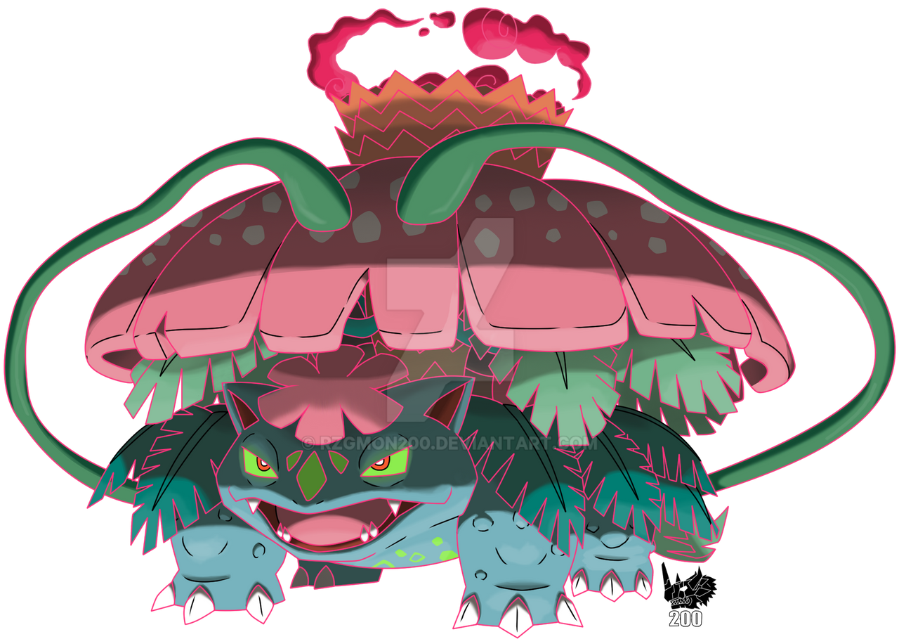 Fusemon Mega Gigantamax Venusaur By Rzgmon200 On Deviantart