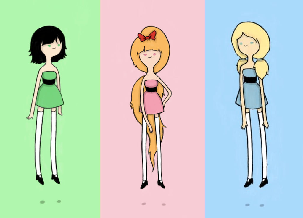 Powerpuff Girlsadventure Time Mix By Lalasland1 On Deviantart