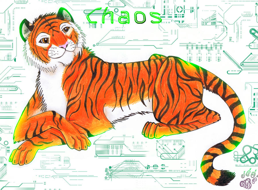 Chaos Tiger the scientist by Tropicanine on DeviantArt