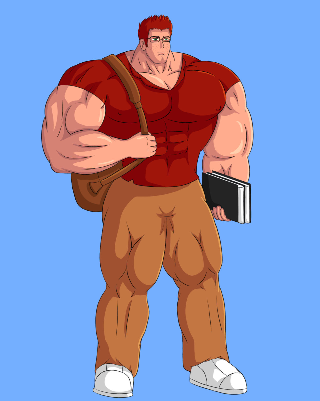 Muscle Nerd By Favuya On Deviantart