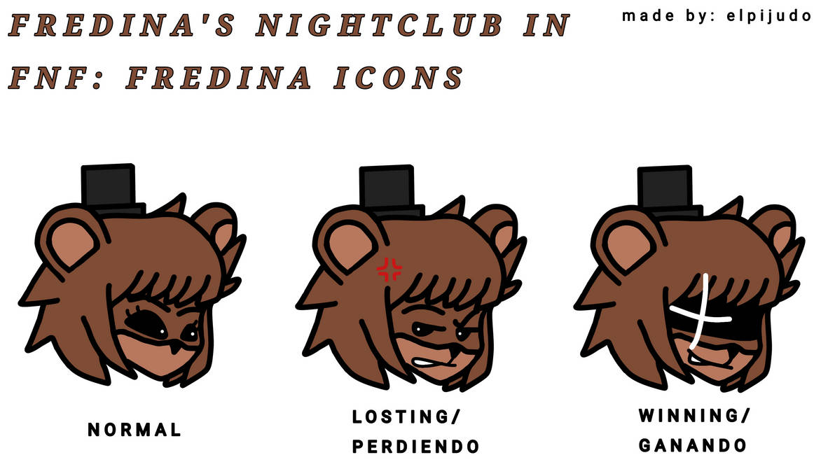 Fnf And Fredinas Nightclub Fredina Icons By Elpijudo On Deviantart