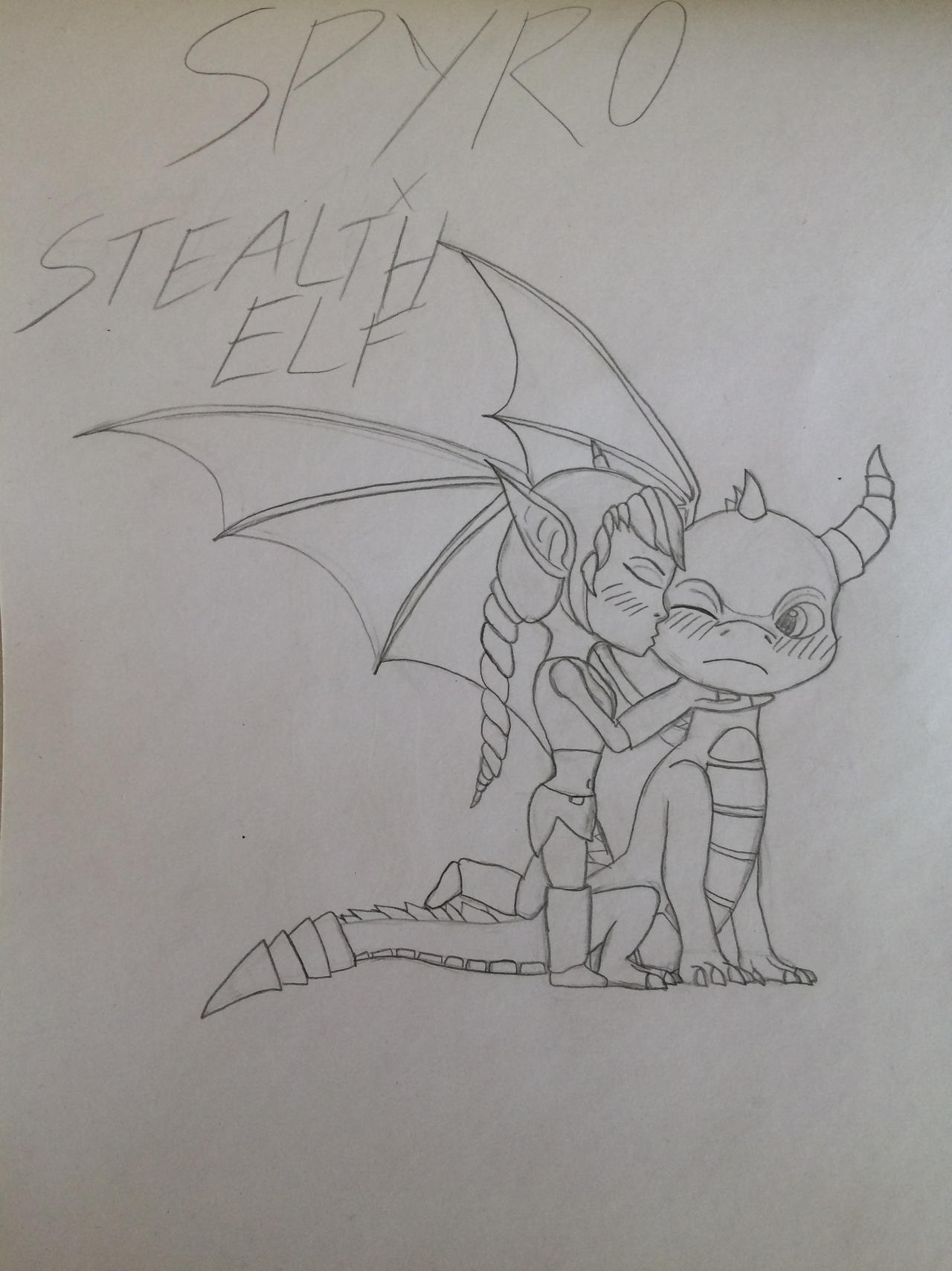 Spyro X Stealth Elf By Roariorking2003 On Deviantart