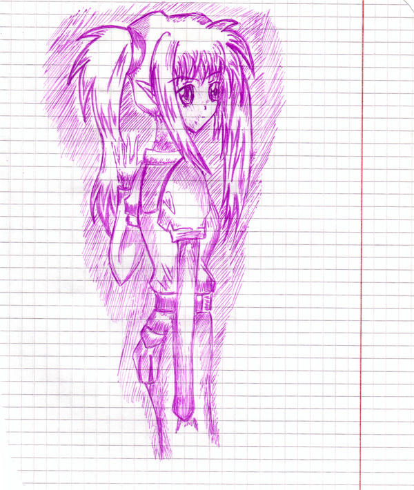 Violet girl by Kairim on DeviantArt