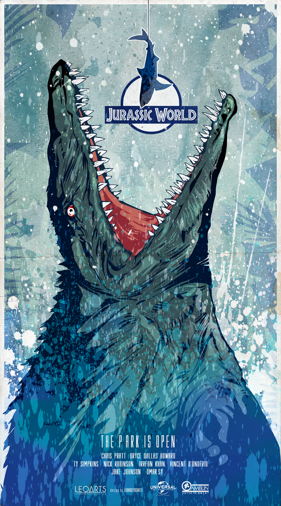 Jurassic World 2015 Poster Art By Le0arts On Deviantart