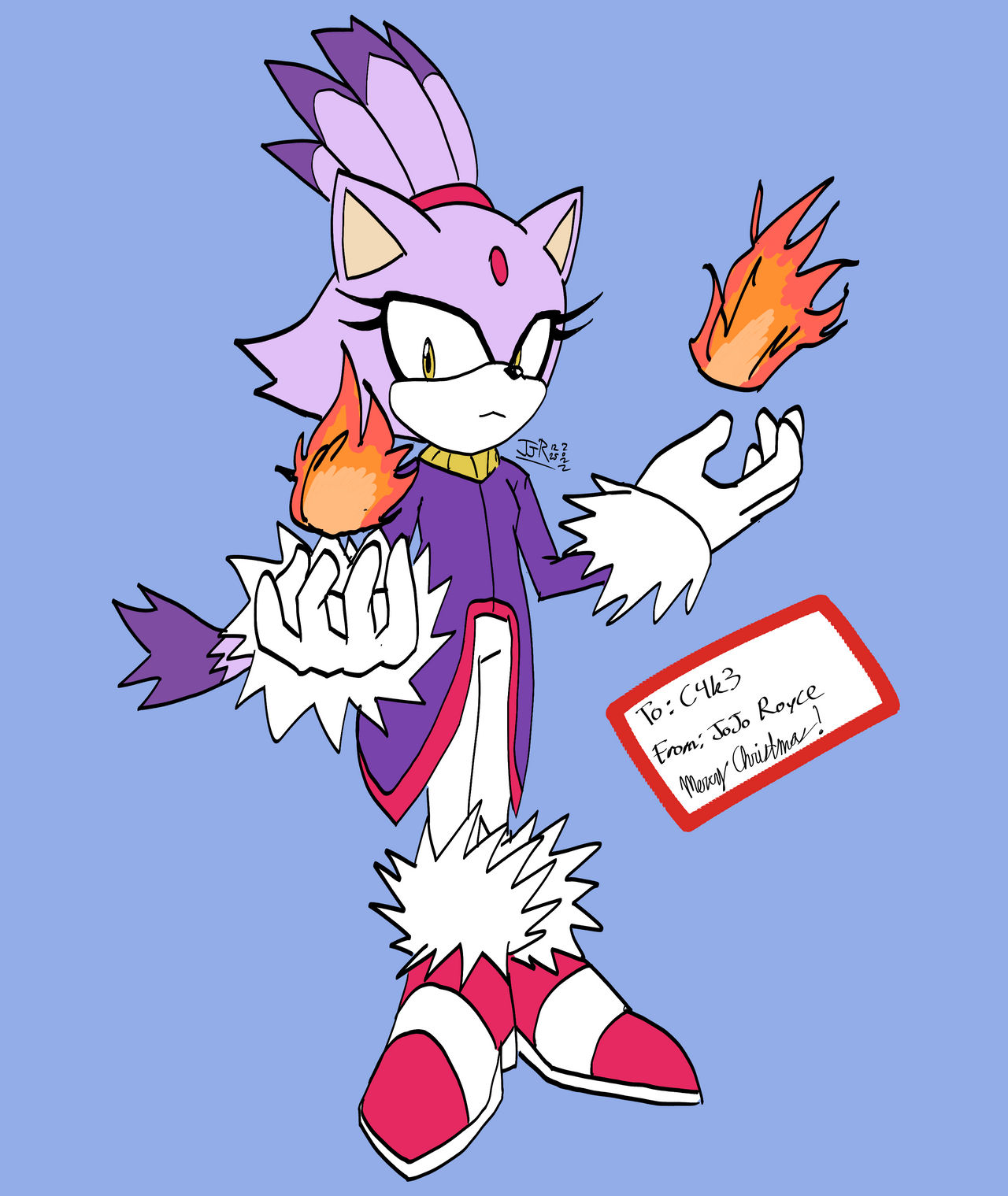 Blaze The Cat By Roycecooker On Deviantart