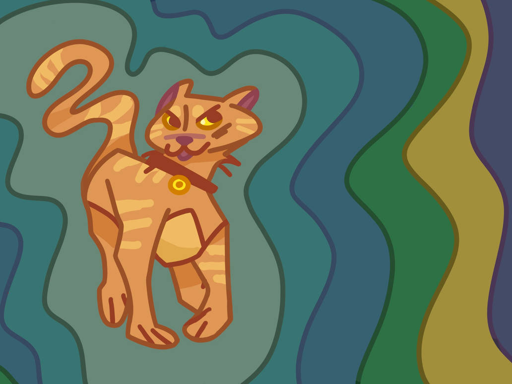 Trippy Cat Old By Vronicc On Deviantart