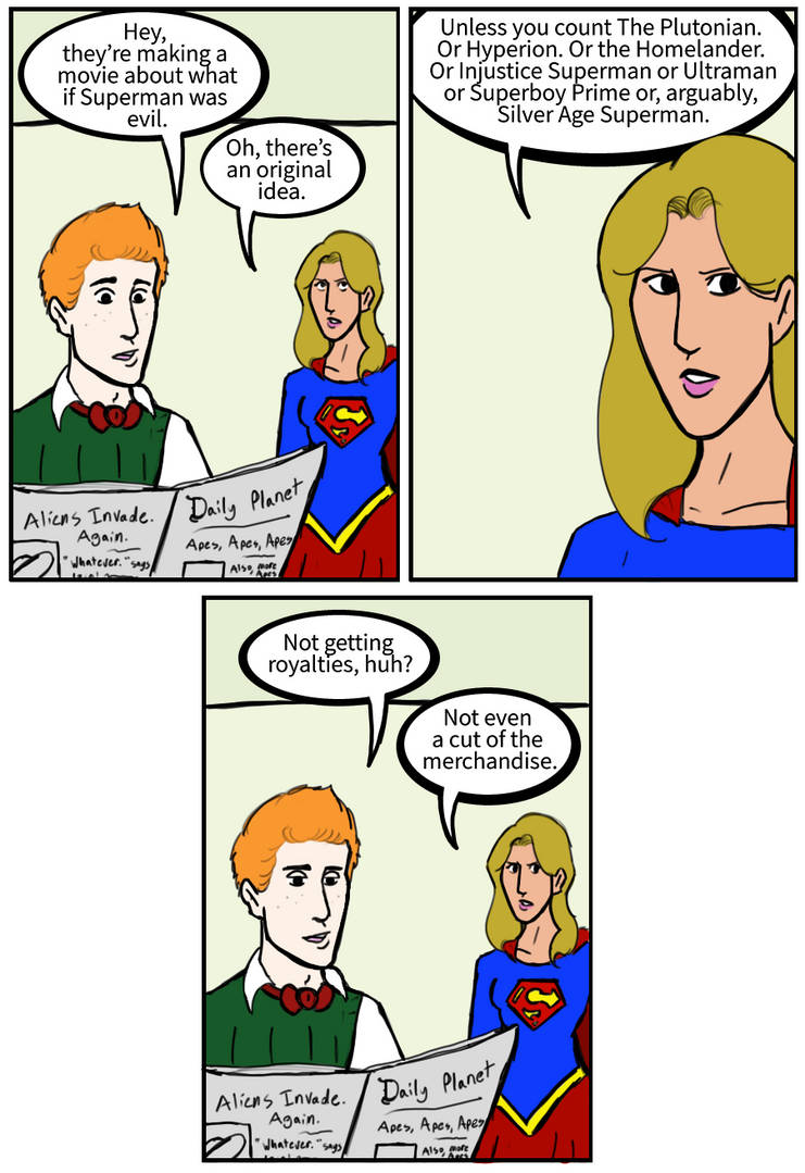 Jimmy Olsen And Supergirl By Waitingforthet On Deviantart