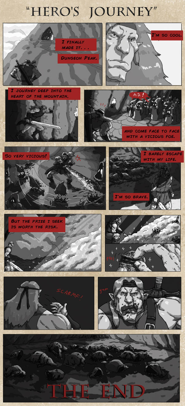 Hero's Journey Comic by mesmerado on DeviantArt Hero's Journey Comic by mesmerado on DeviantArt