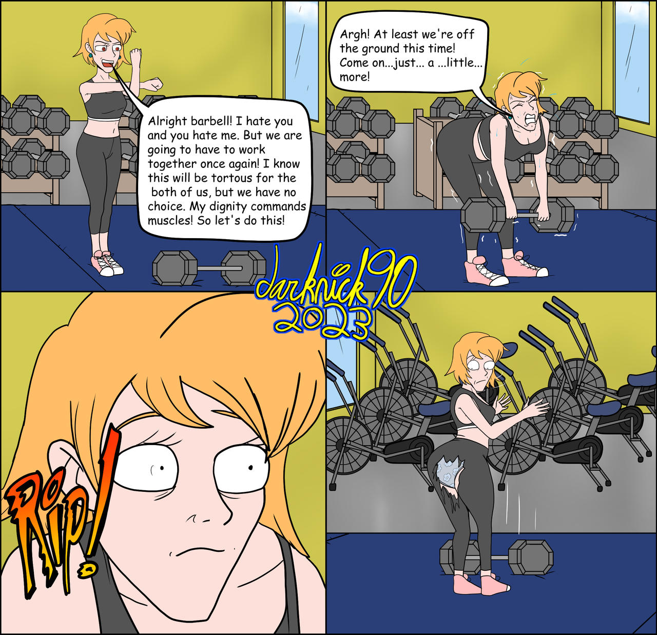 Livi Rips Her Pants By Darknick90 On Deviantart