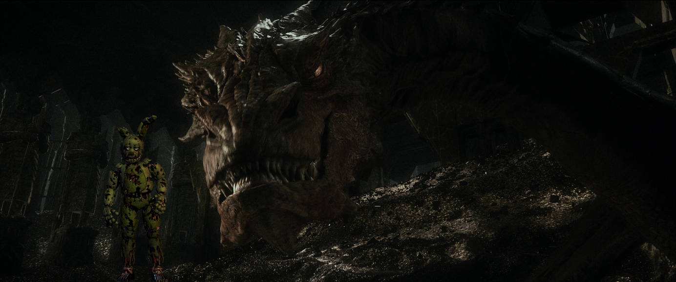 Springtrap Meets Smaug By Pyro Raptor On Deviantart