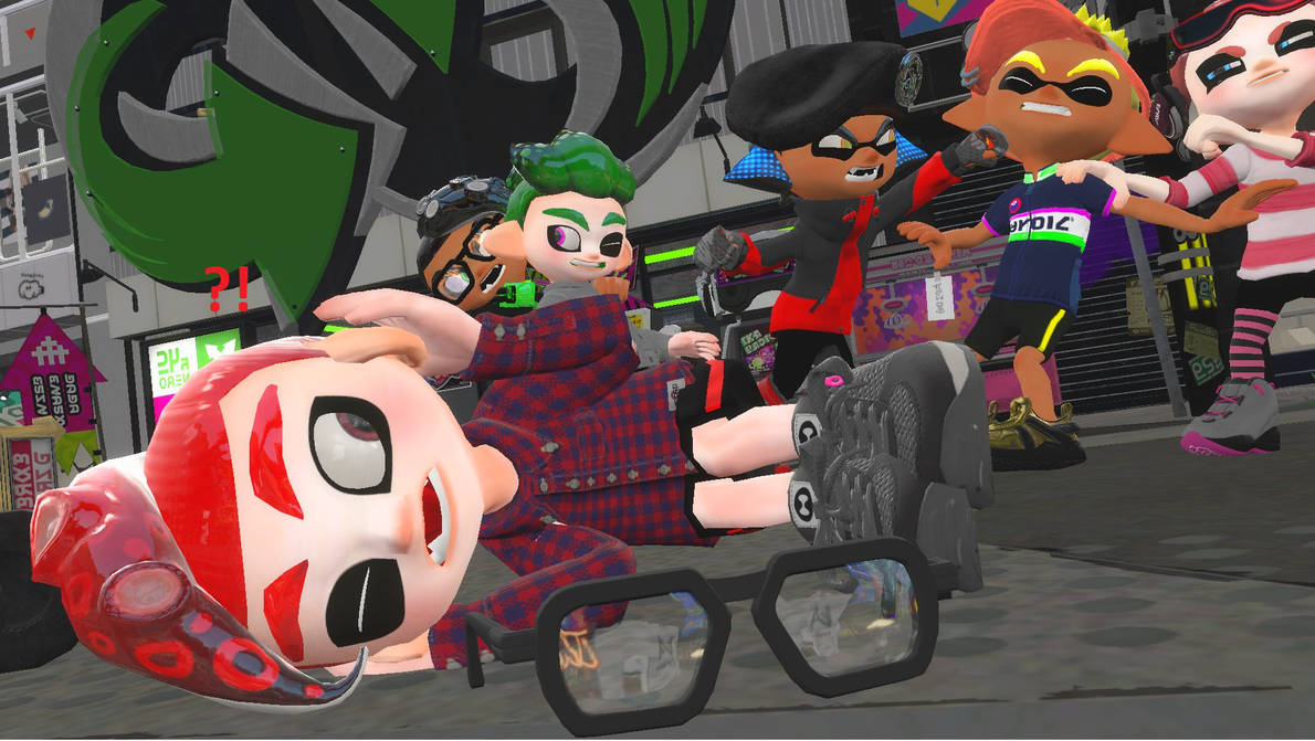 Commission Beating Up Bullies By Bioniclerules On Deviantart