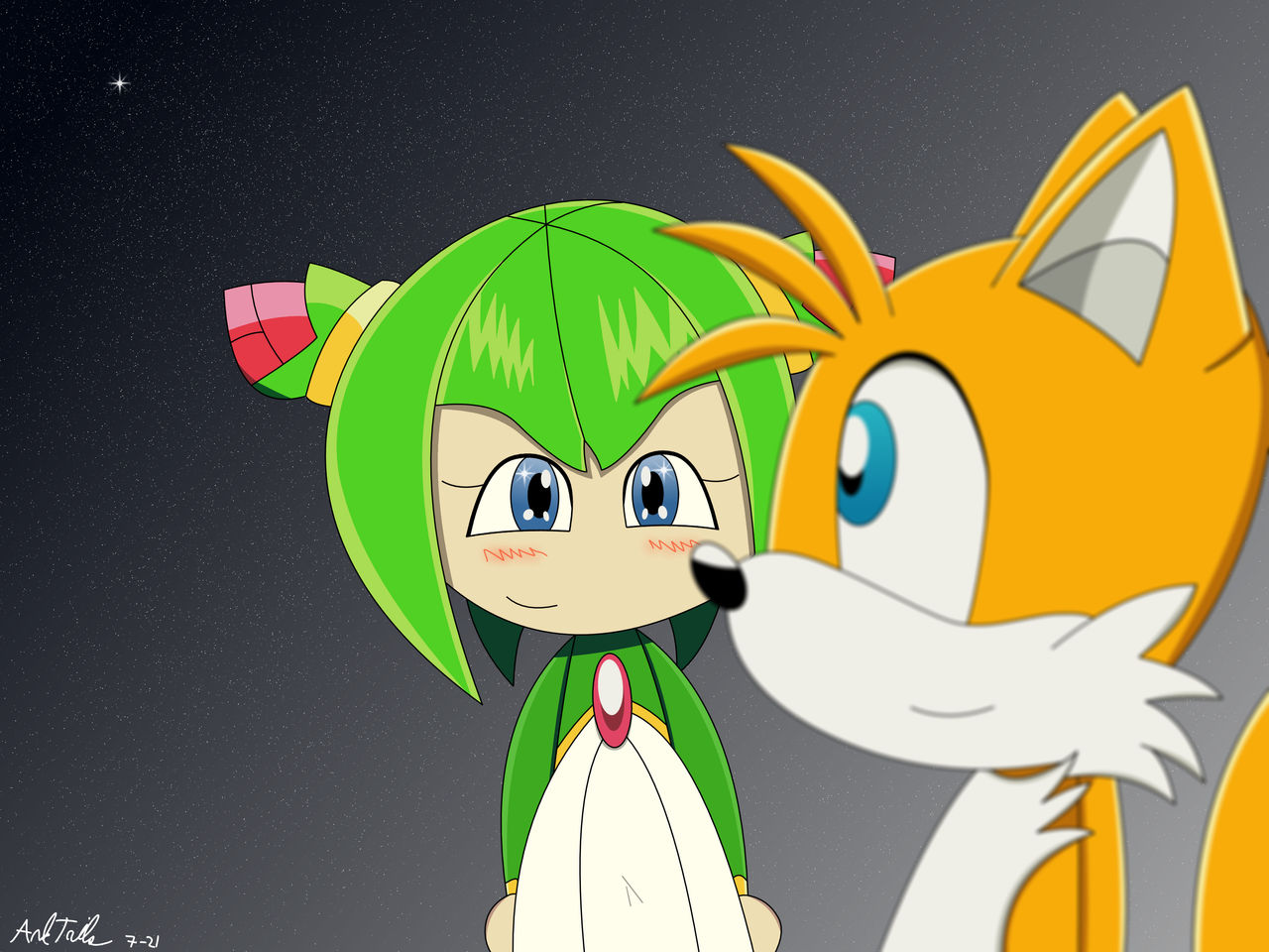 Cosmo Is In Love With Tails Tailsmo By Andtails1 On Deviantart