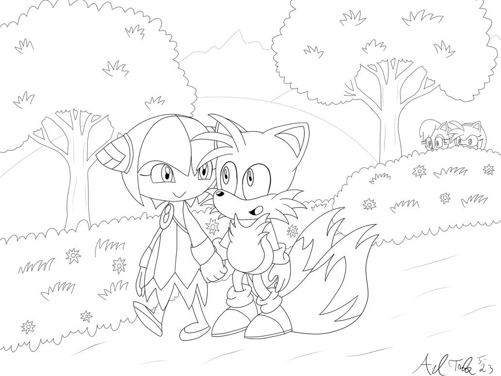 Commission Tails And Cosmos Stroll In The Woods By Andtails1 On