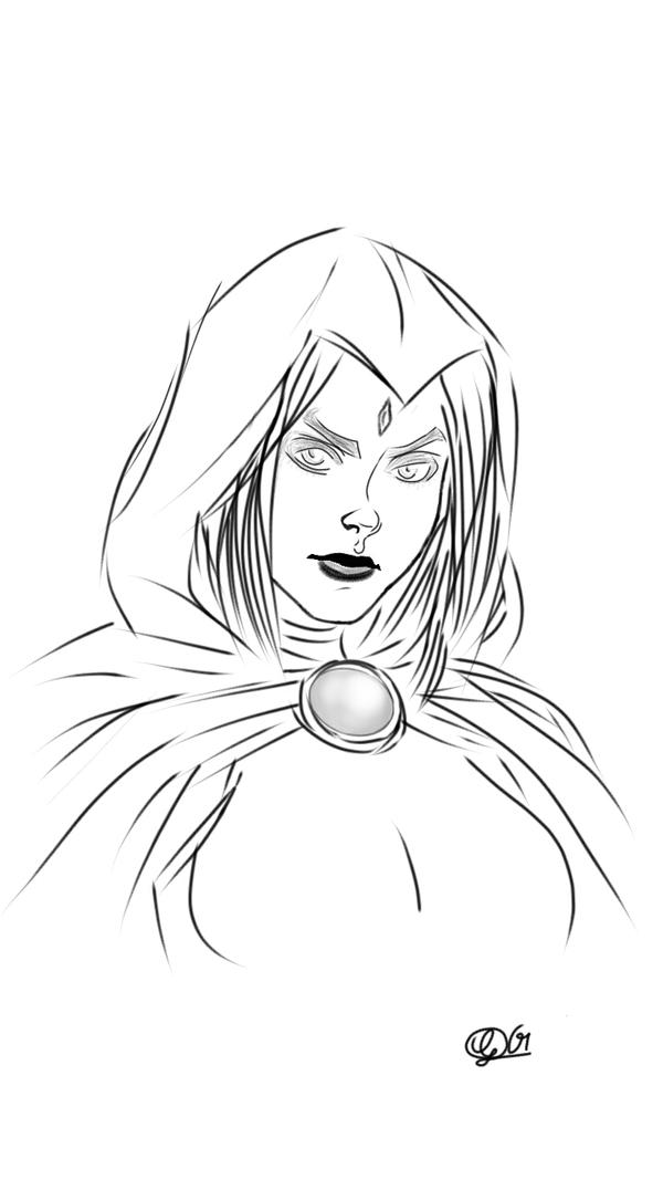 Raven Dc By K Gangadhar On Deviantart