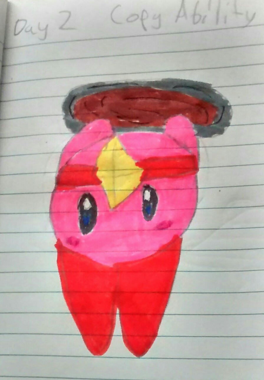 Kirby Drawing Challenge Day 2 Copy Ability By Littlegirlfandom On Deviantart