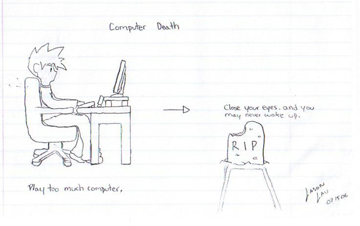 Computer Death by kerosan on DeviantArt