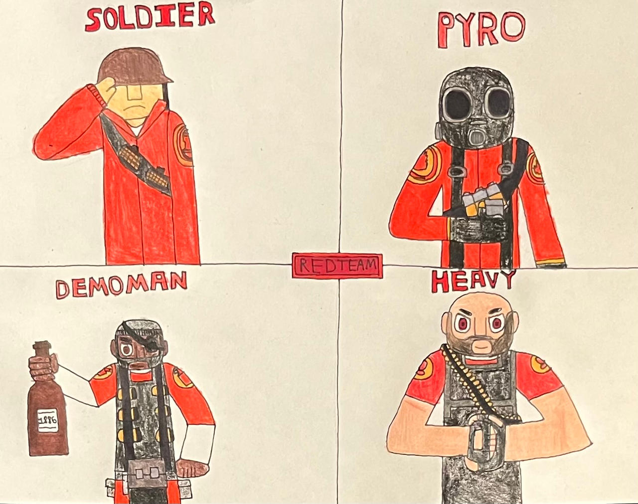 Tf2 Red Team By Auraknight100 On Deviantart