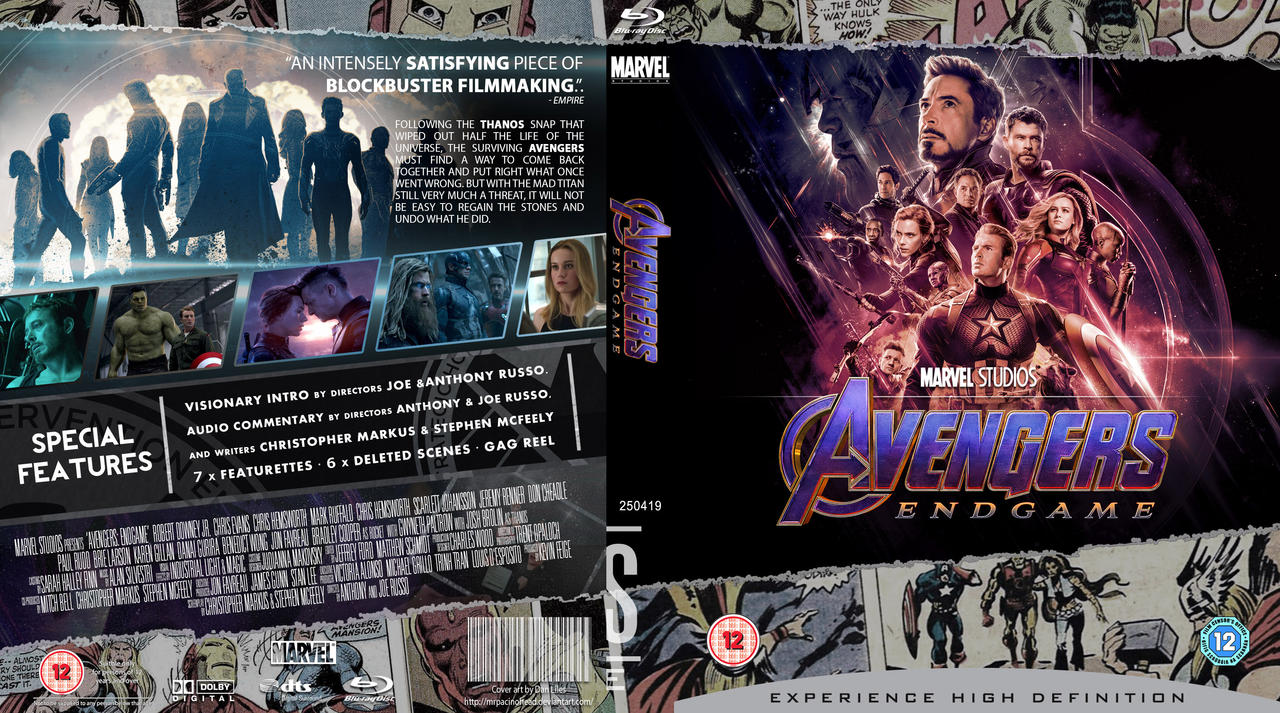 AVENGERS : ENDGAME Blu-ray cover by MrPacinoHead on DeviantArt AVENGERS : ENDGAME Blu-ray cover by MrPacinoHead on DeviantArt