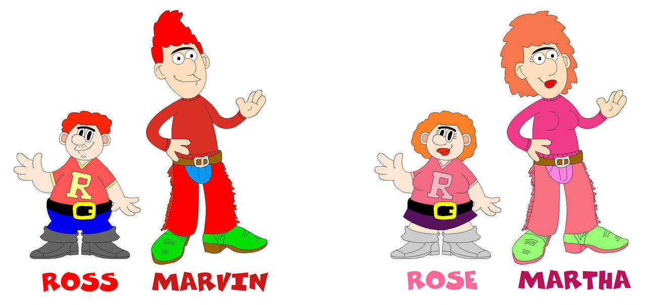 Ross And Marvin Rose And Martha By Dtuazon10 On Deviantart