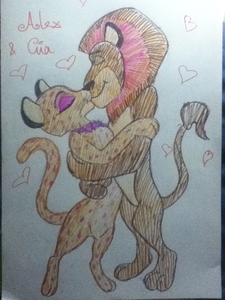 Alex And Gia Kiss By Rogersgirlrabbit On Deviantart