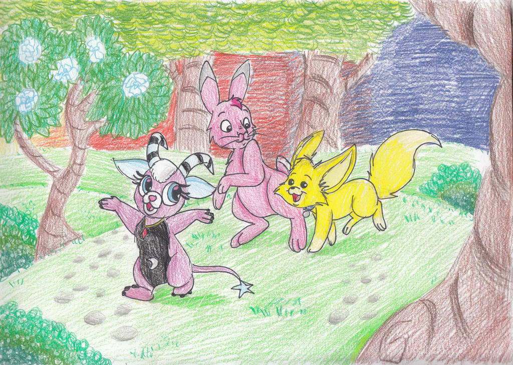Daydreamprincess Commission Forest Playtime By Rogersgirlrabbit On