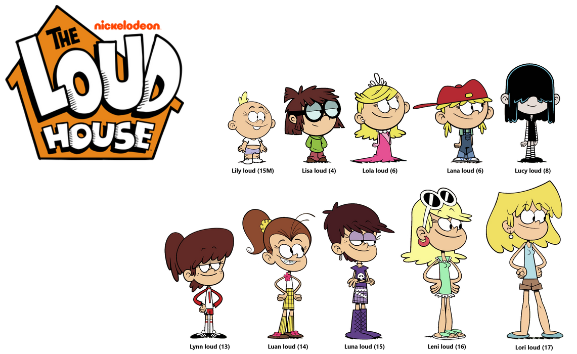 The Loud House Sisters By Andradenogueira1 On Deviantart
