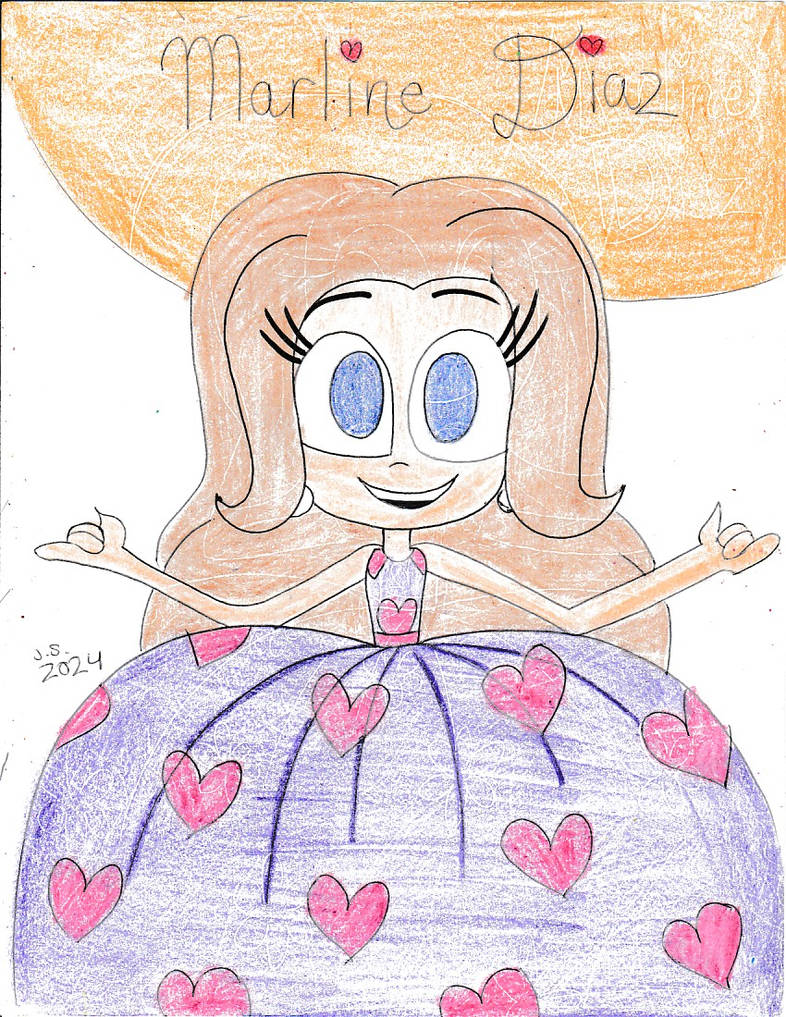 Marline Diaz Wearing Pink Heart Poofy Dress by Toonguy971st on DeviantArt Marline Diaz Wearing Pink Heart Poofy Dress by Toonguy971st on DeviantArt
