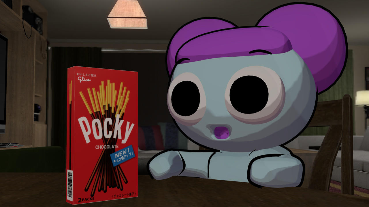 Pibby looking at a box of Pocky by RedKirb on DeviantArt Pibby looking at a box of Pocky by RedKirb on DeviantArt