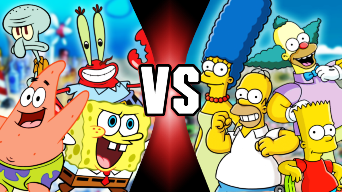 Spongebob Squarepants Vs The Simpsons By Redkirb On Deviantart