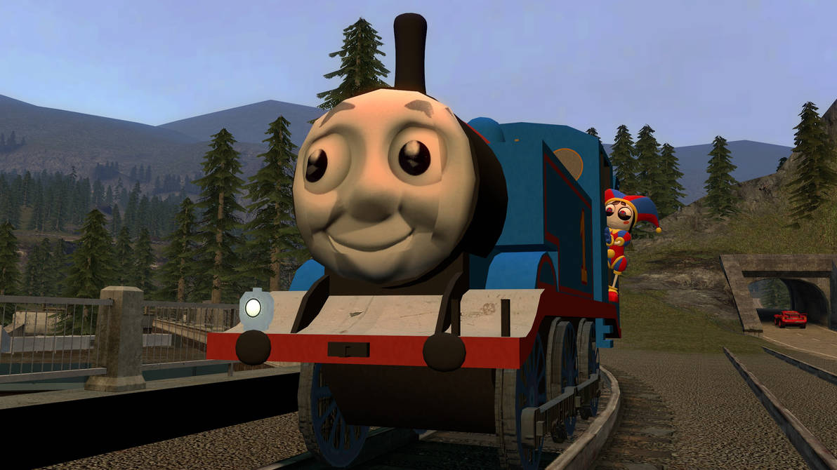 Weird Gmod Thomas Model With A Model Face By Redkirb On Deviantart