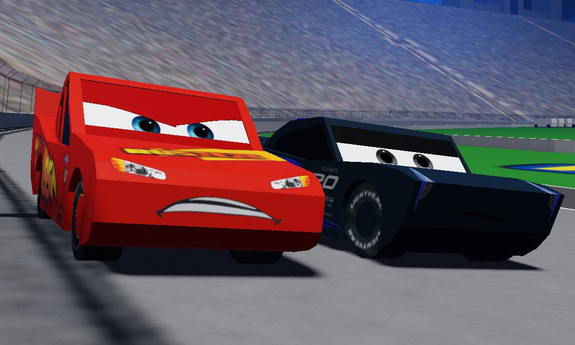 Roblox Lightning Mcqueen Vs Jackson Storm By Redkirb On Deviantart
