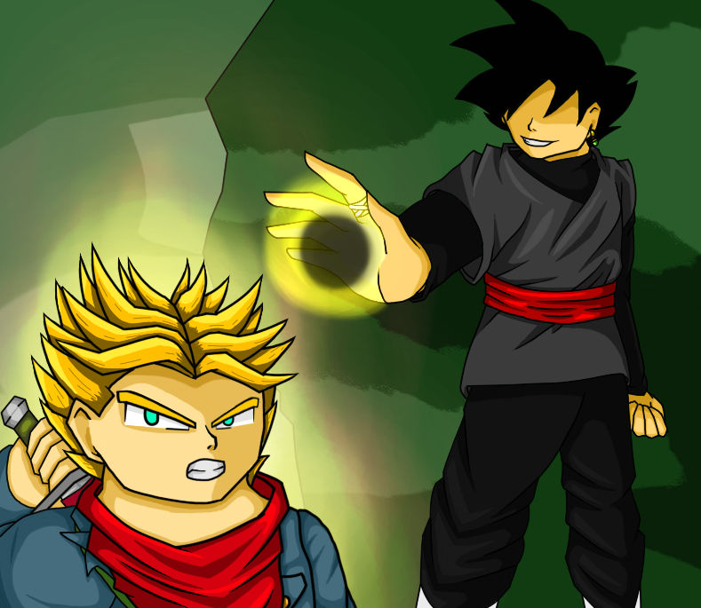 Dbs Future Trunks And Goku Black By Spiceymel On Deviantart