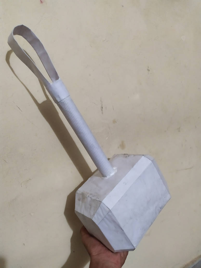 Thor Mjolnir Papercraft By Sandeepcp123 On Deviantart