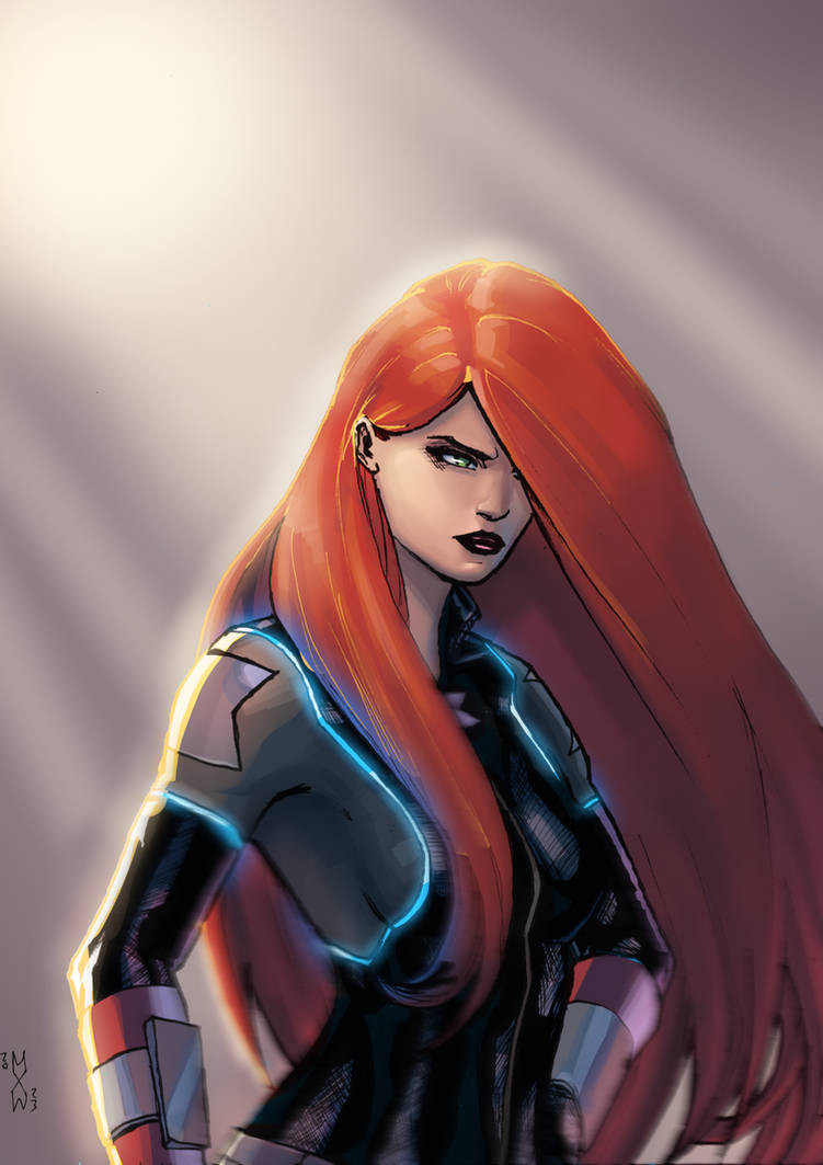 Black Widow Avengers Assemble By Maxwalther On Deviantart