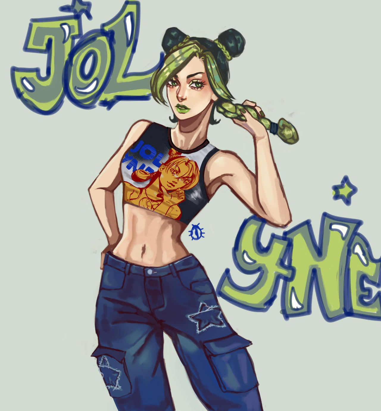 Jolyne Cujoh Fanart By Ilikeladybugs On Deviantart
