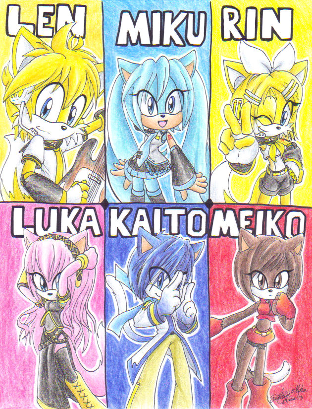 Vocaloids Sonic Form By Gilgummybear On Deviantart