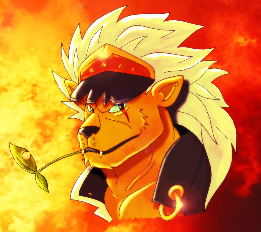 Banchou Leomon Fire Version by leomon32 on DeviantArt