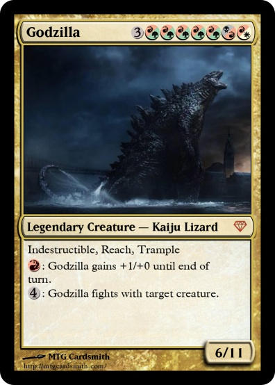 Godzilla Mtg By Bioniclezilla76 On Deviantart