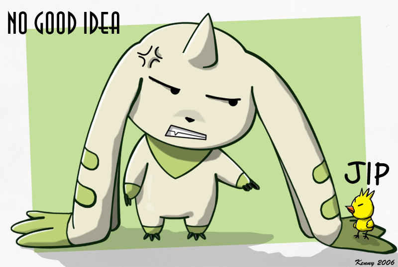 Terriermon has long ears by Kenny21 on DeviantArt