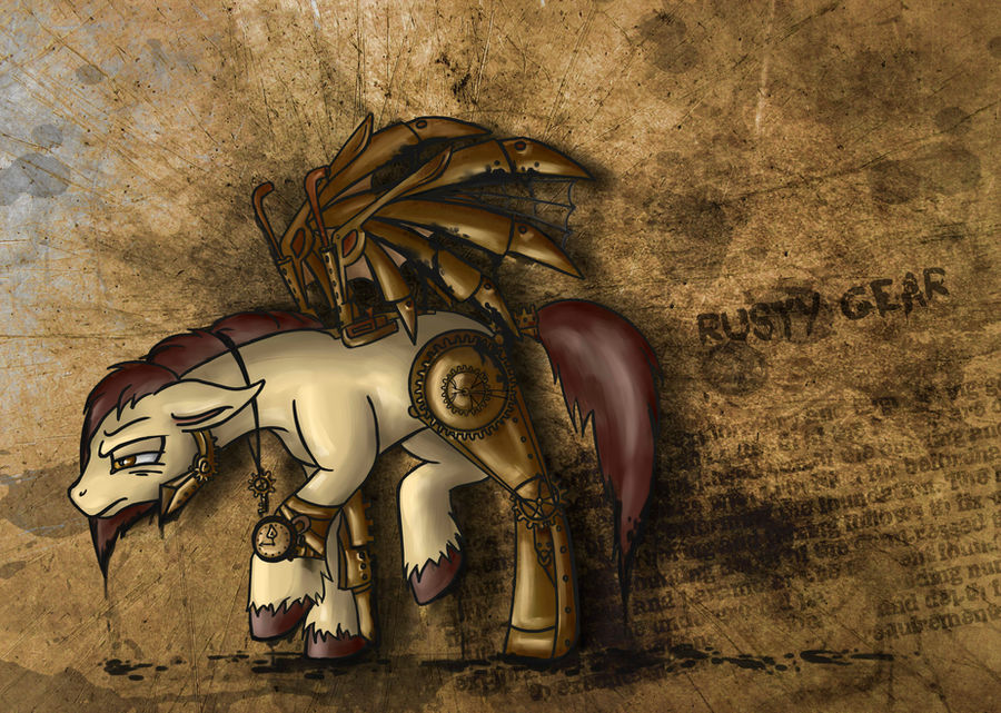 Mlp Rusty Gear By Rainbowspine On Deviantart