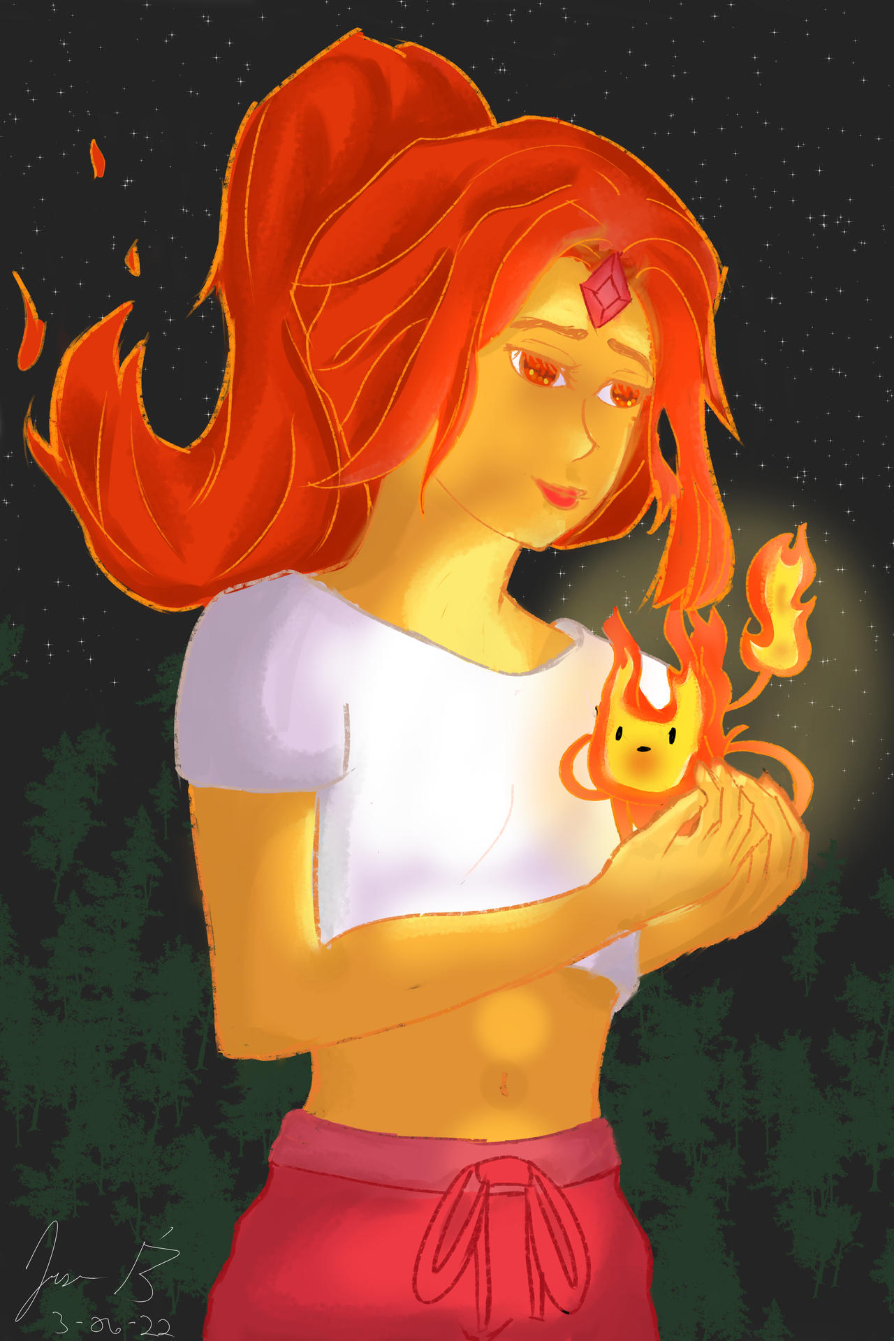 Flame Princess Fan Art By Joseichirou On Deviantart