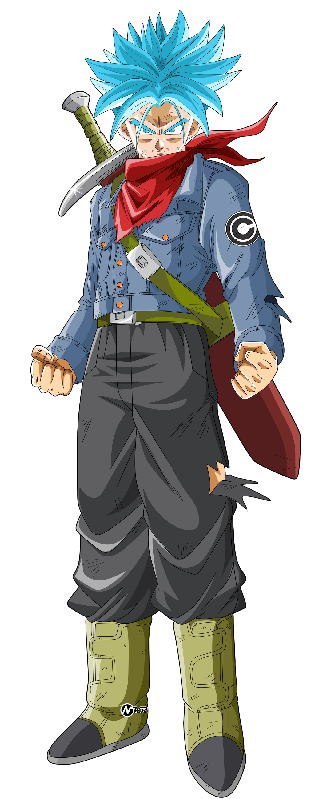 Trunks Ssj Blue By Naironkr On Deviantart