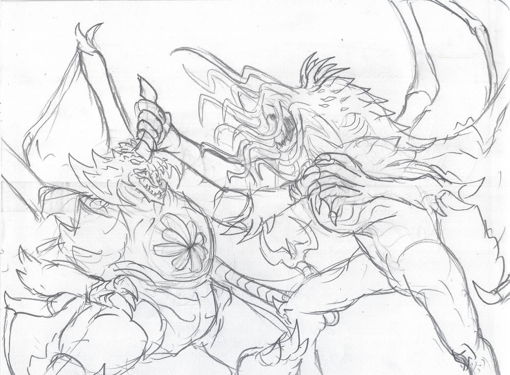 Death Vs Madness By Toonholt On Deviantart