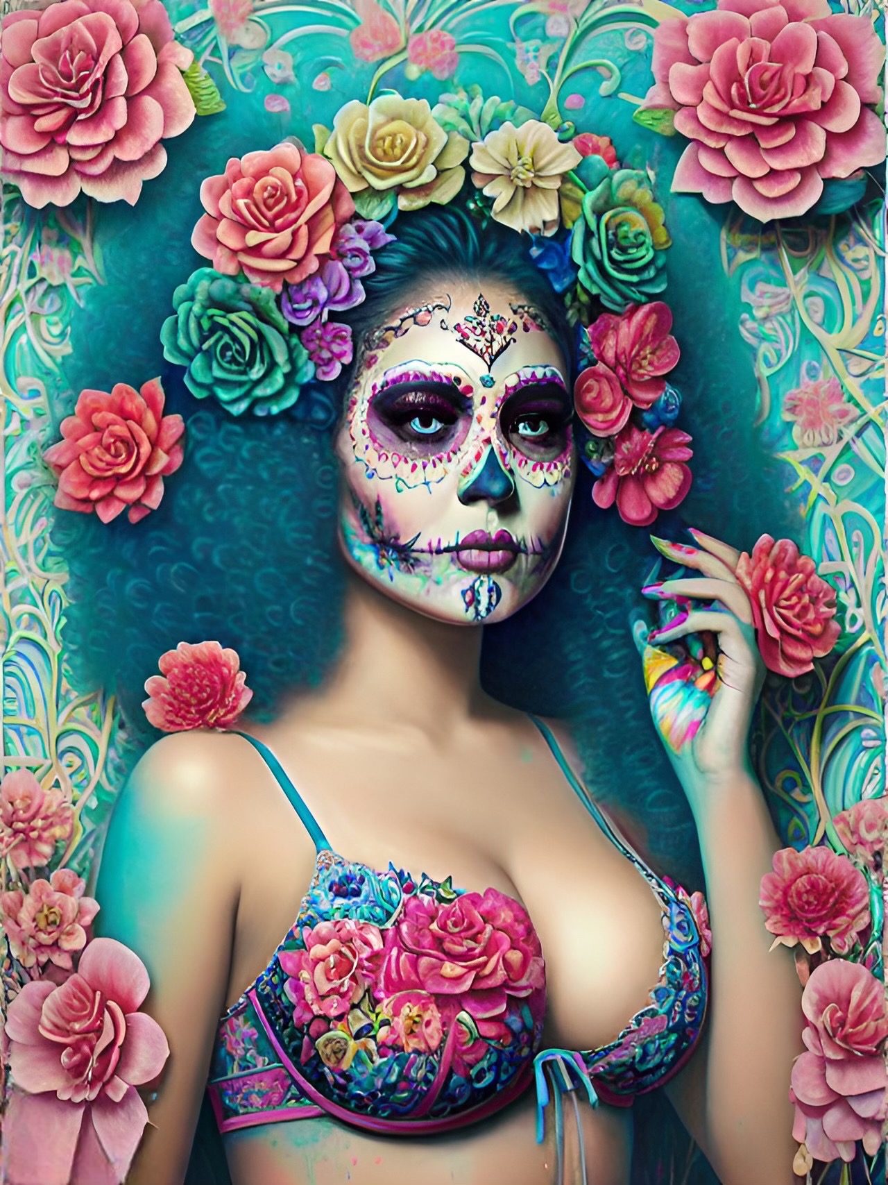 Sugar Skull Girl 3 By Alexisravenharlow On Deviantart