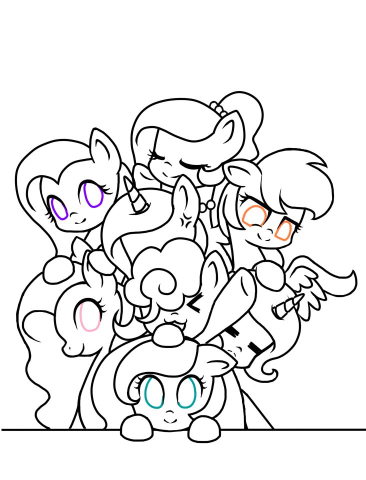 Mlp Mane 8 Wip By Zukiq314 On Deviantart