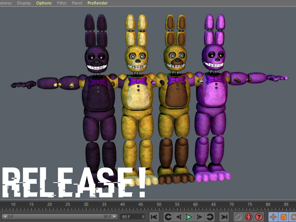 Fnafc4d Springbonniepack Release By Mrbunnyfnaf On Deviantart